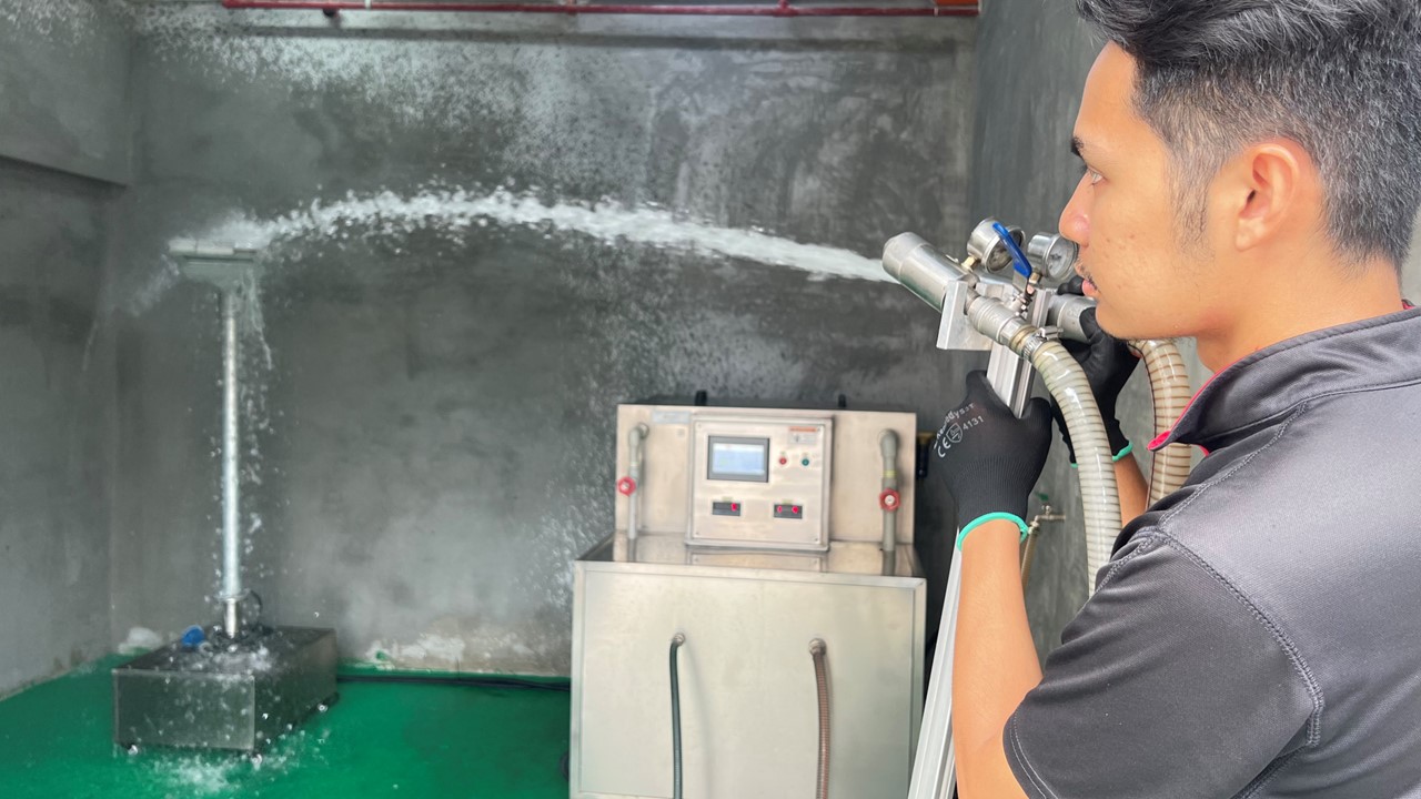 Ingress Protection Test (IP) - Gruppelighting